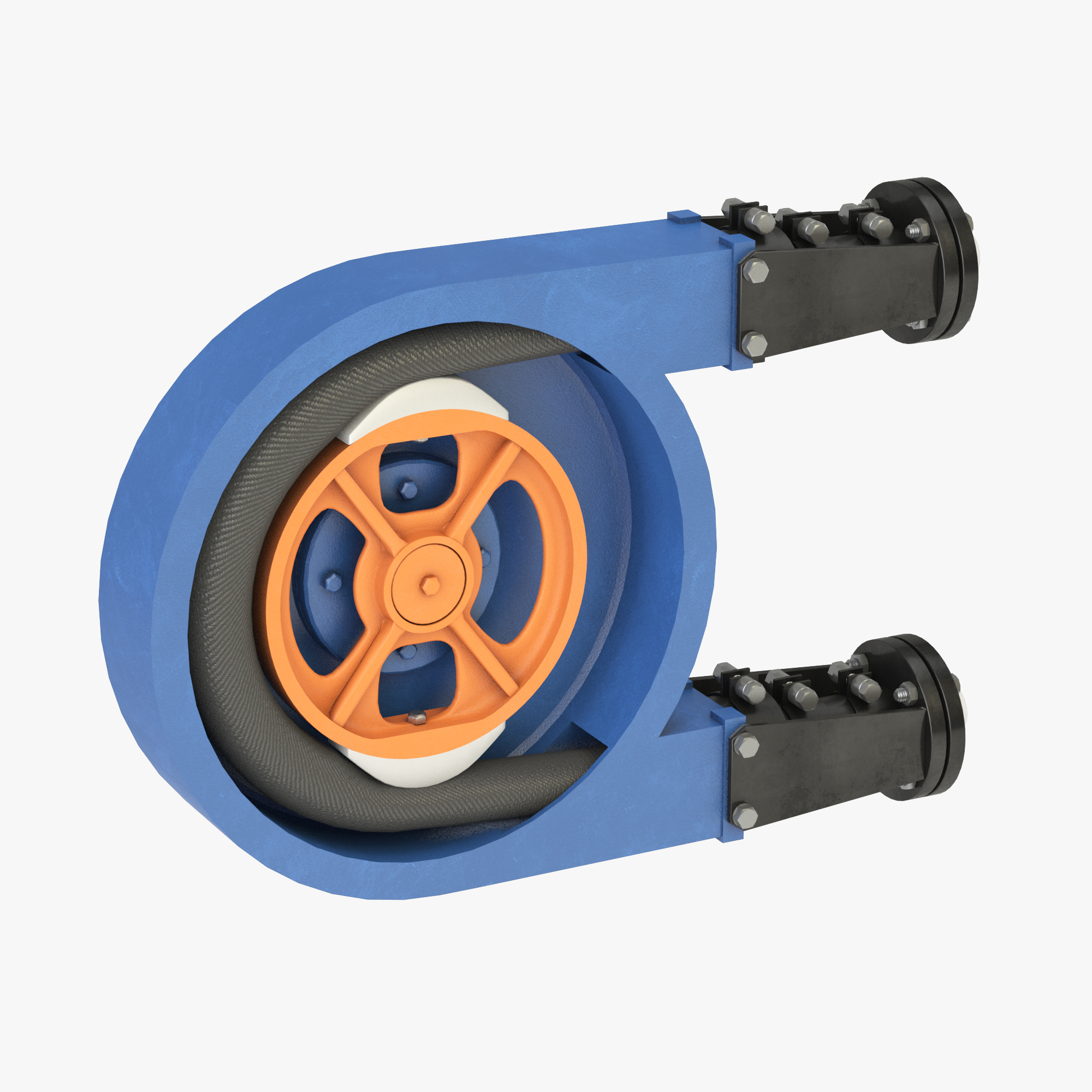 Pump peristaltic 3D model - TurboSquid 1685697