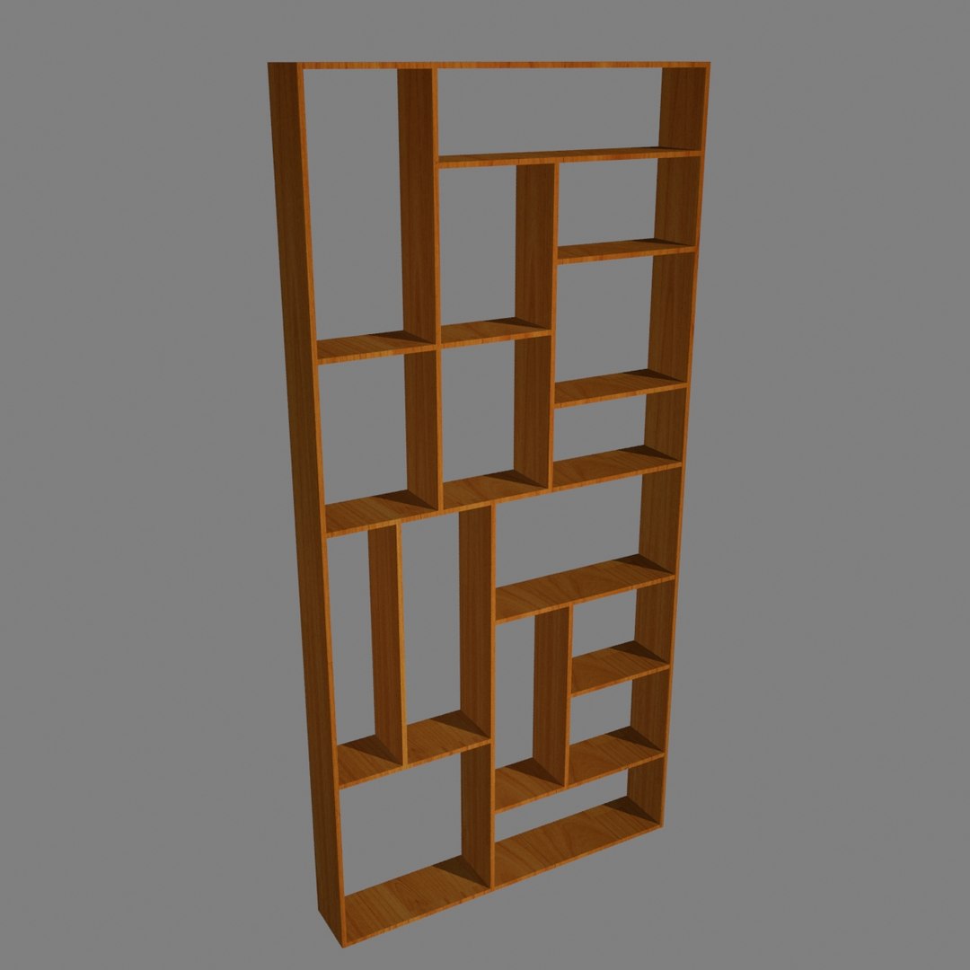 Display Shelf 3d Model