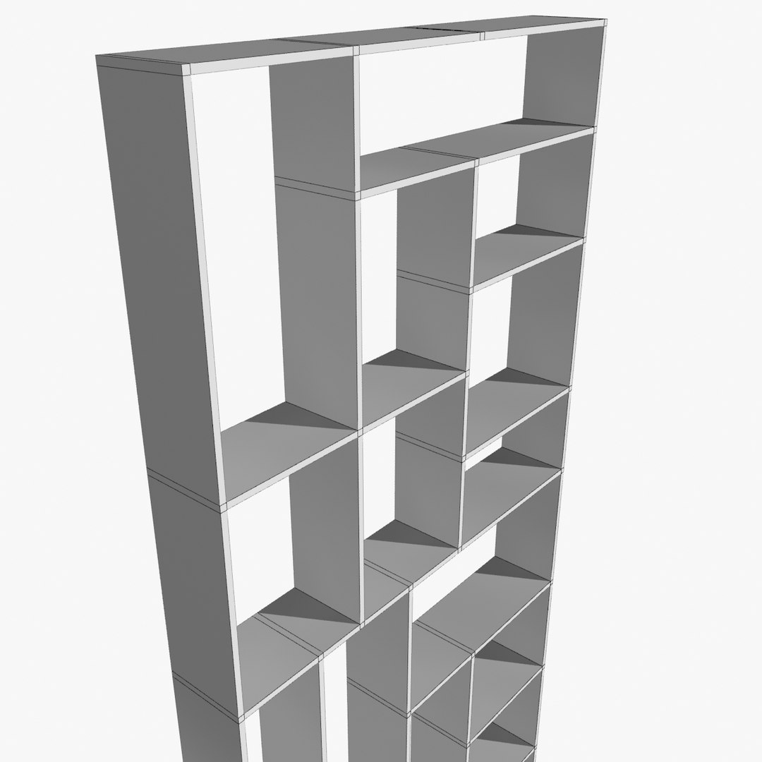 Display Shelf 3d Model