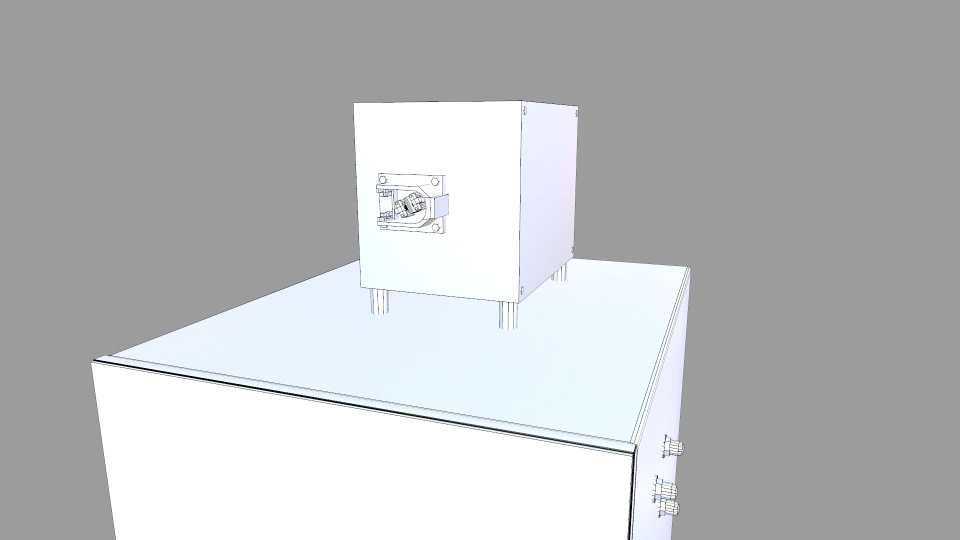 Standalone Industrial Electrical Control Panel 3D Model - TurboSquid ...