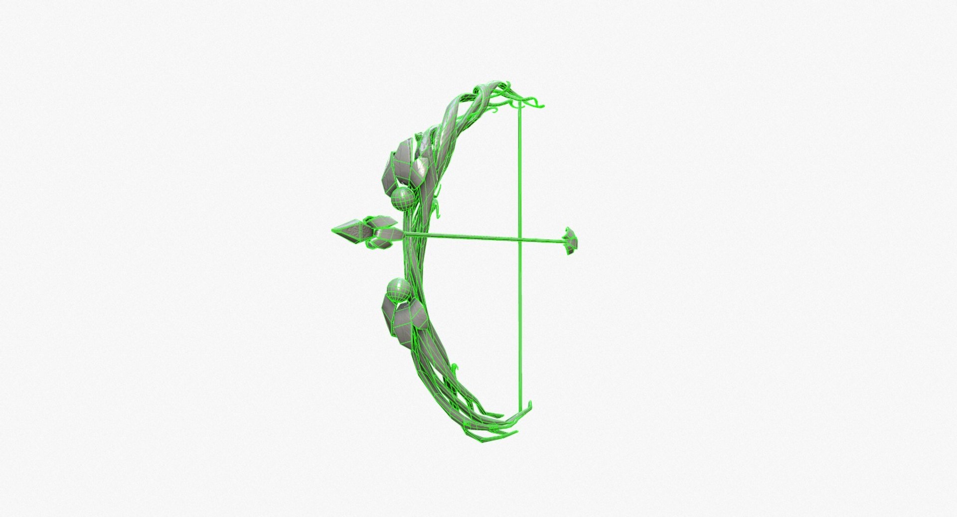 3d Fantasy Weapon - Bow Model