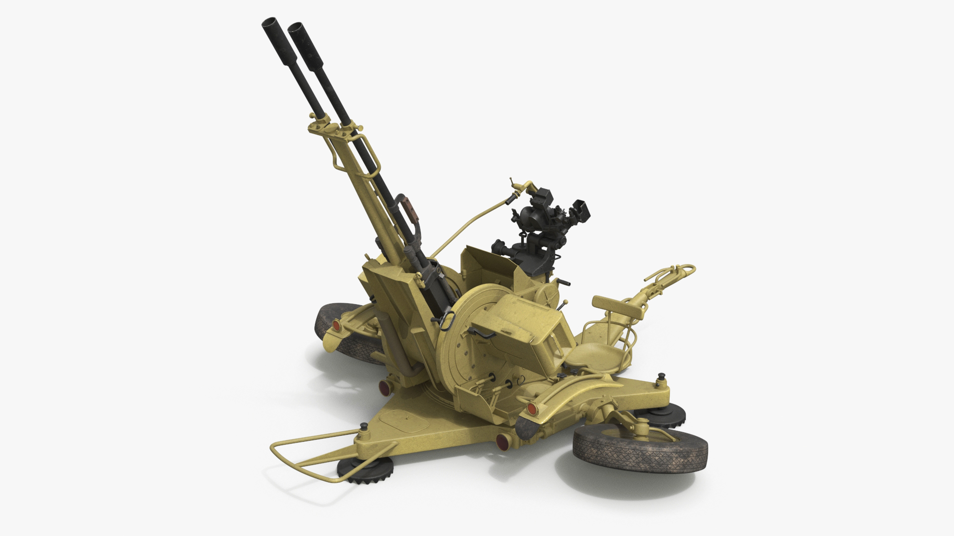 23mm Automatic Air Defense Gun Desert Model - TurboSquid 2459096