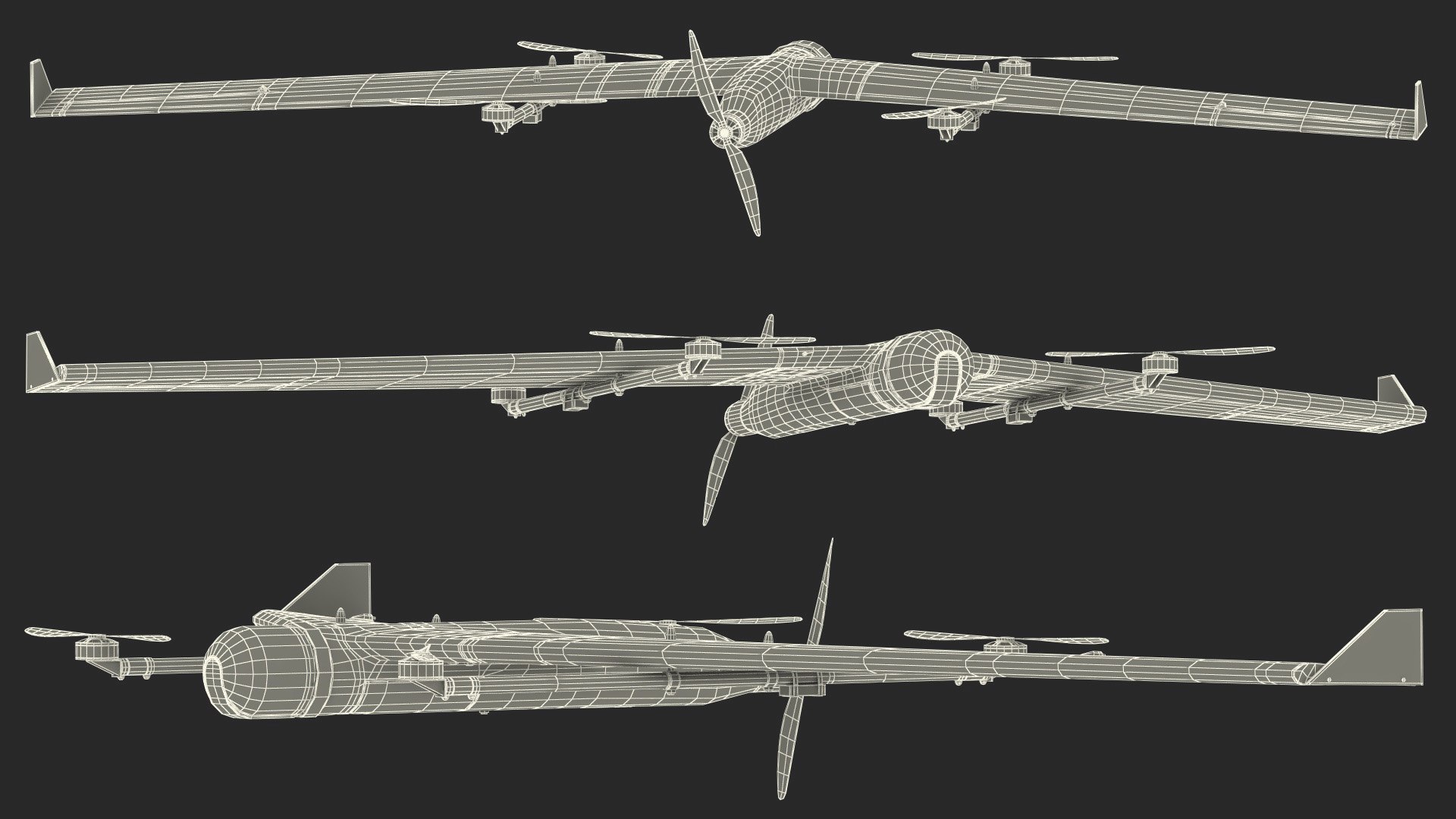 Unmanned Aerial Vehicle ZALA VTOL Model - TurboSquid 2037557