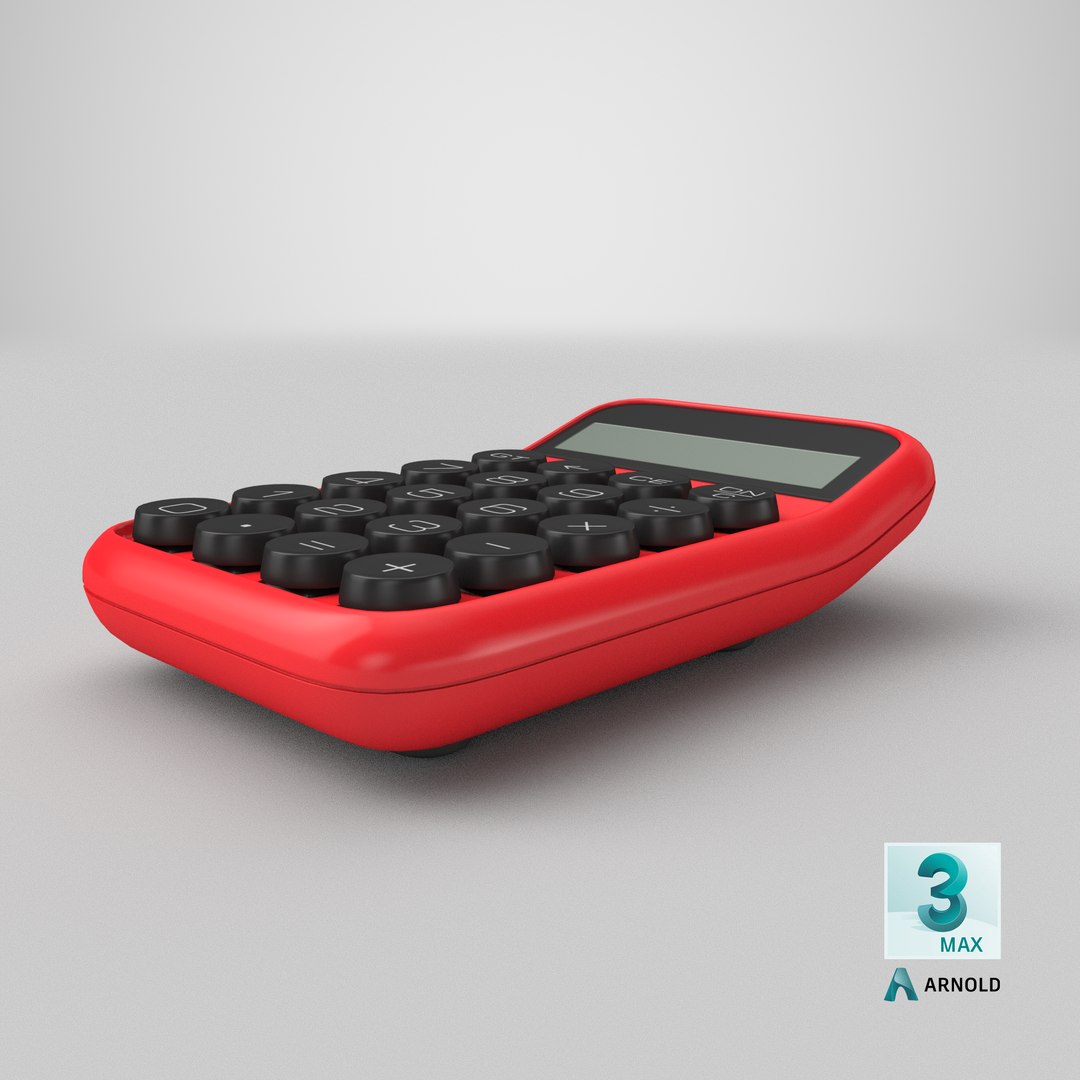 Calculator 1v PBR 3D Model - TurboSquid 2065515