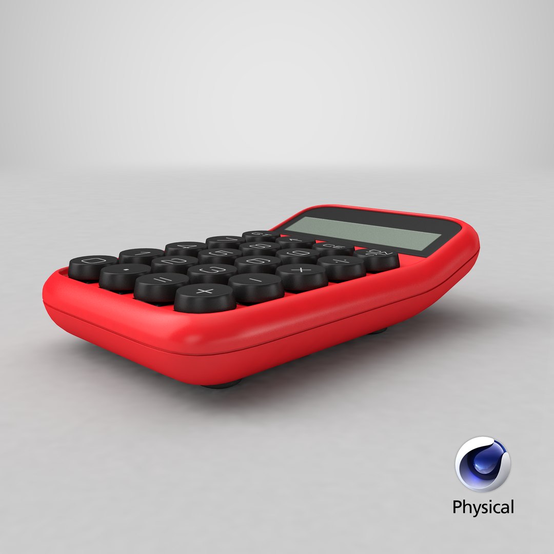 Calculator 1v PBR 3D Model - TurboSquid 2065515