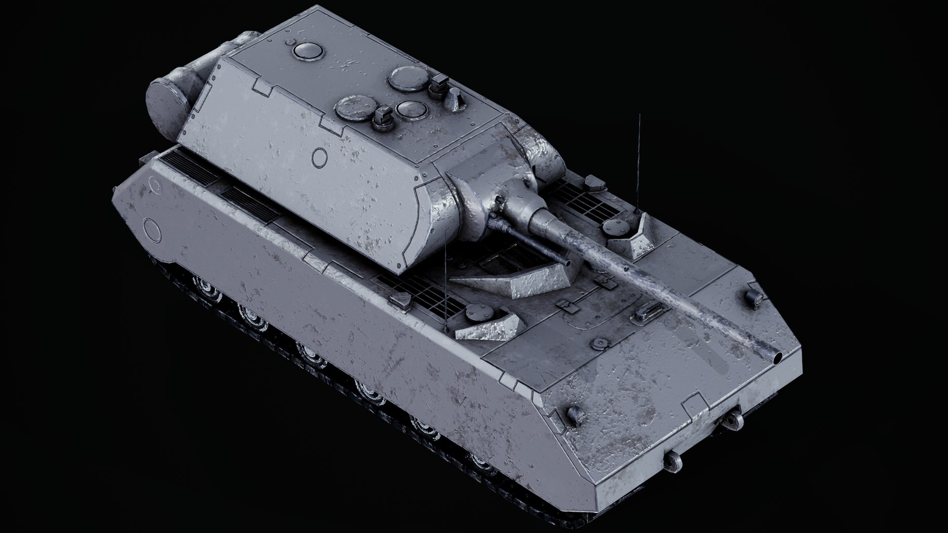 Viii Maus Tank 3D - TurboSquid 1693373