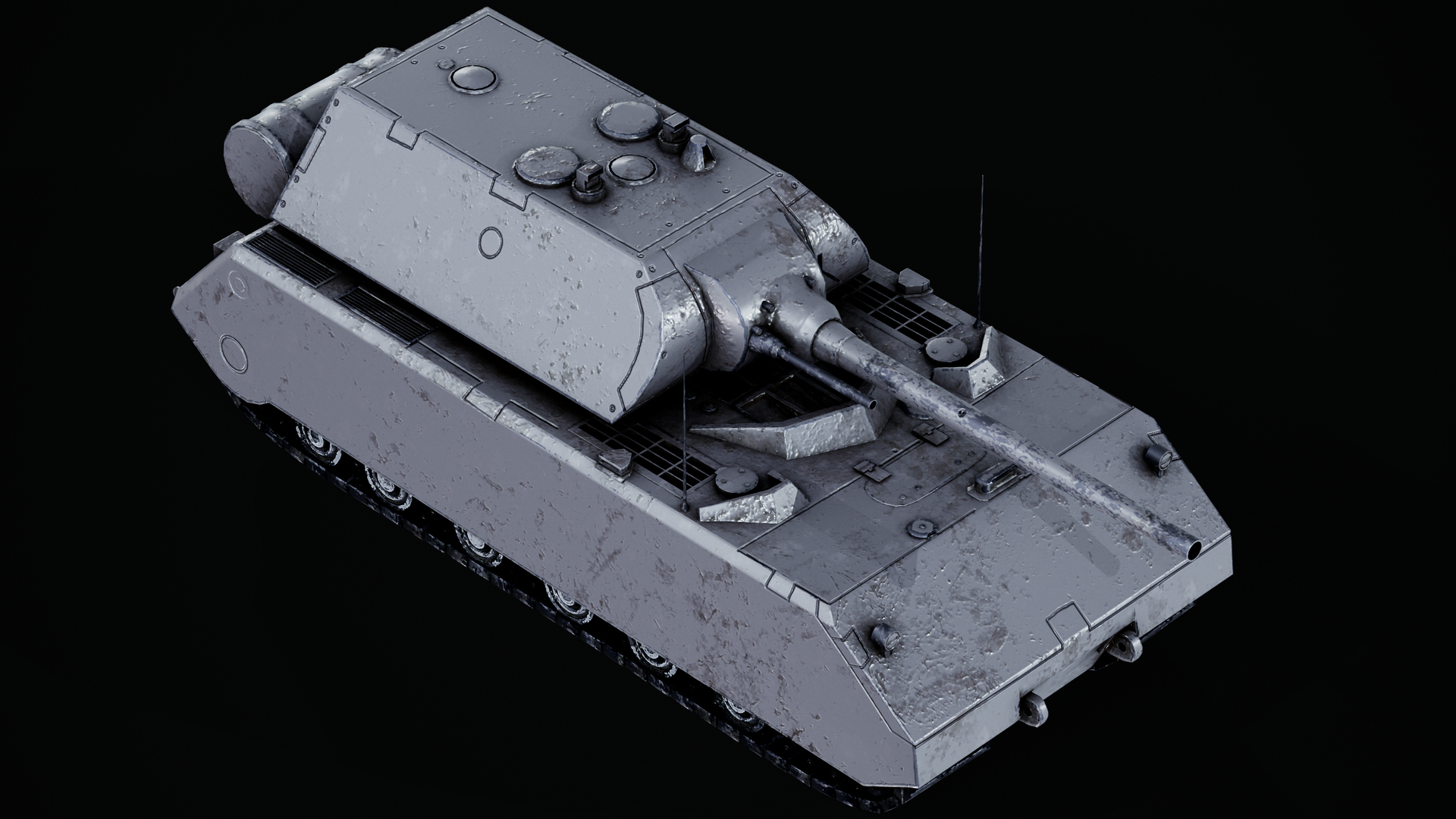 Viii maus tank 3D - TurboSquid 1693373