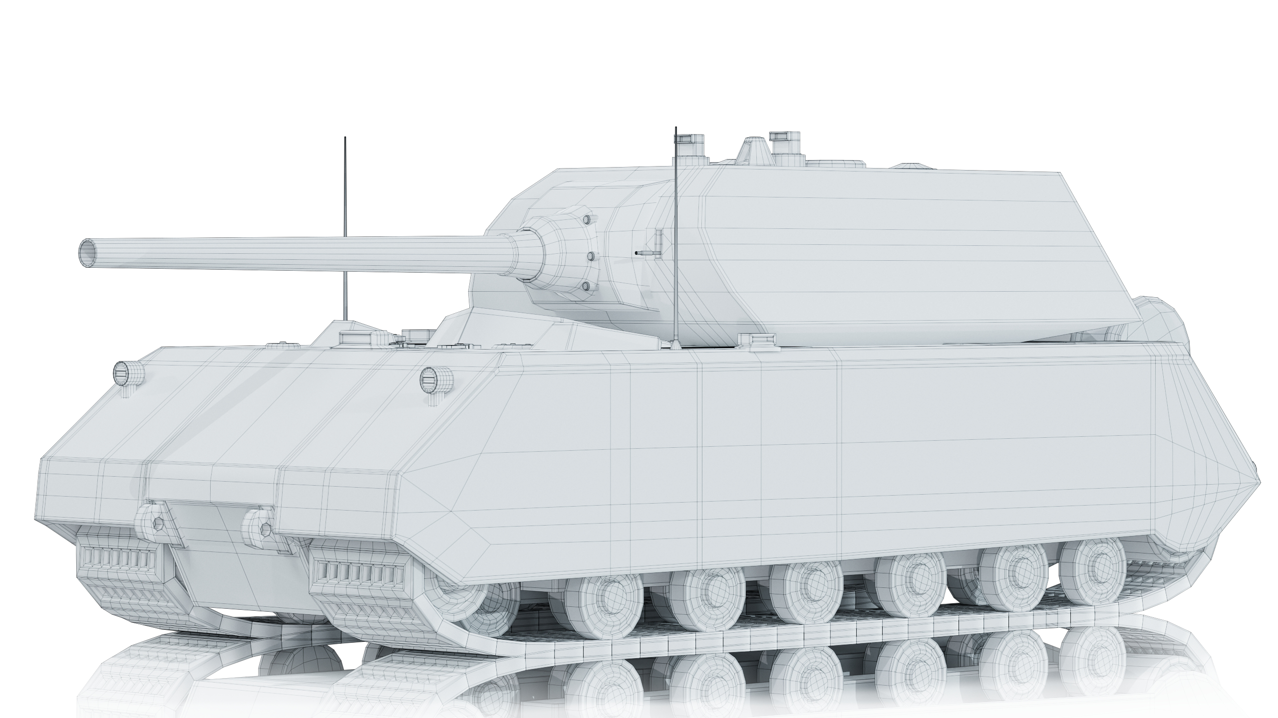 modelo 3d Tanque Maus Panzerkampfwagen VIII - TurboSquid 1693373