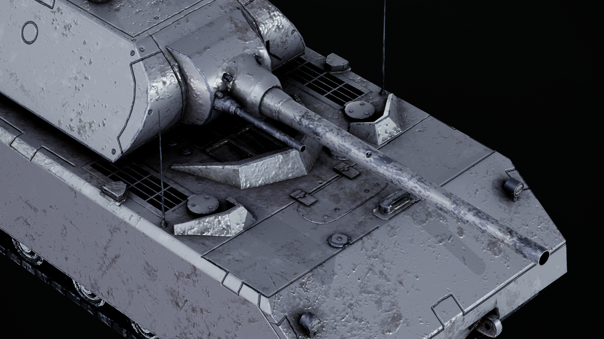 Viii maus tank 3D - TurboSquid 1693373