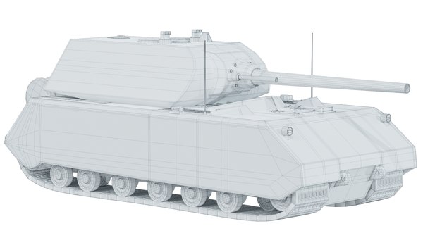 modelo 3d Tanque Maus Panzerkampfwagen VIII - TurboSquid 1693373