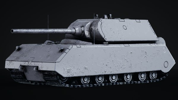modelo 3d Tanque Maus Panzerkampfwagen VIII - TurboSquid 1693373