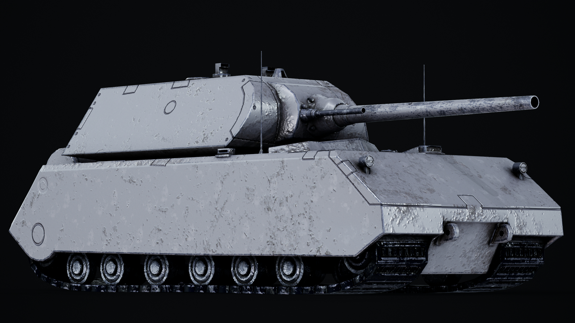 Viii maus tank 3D - TurboSquid 1693373
