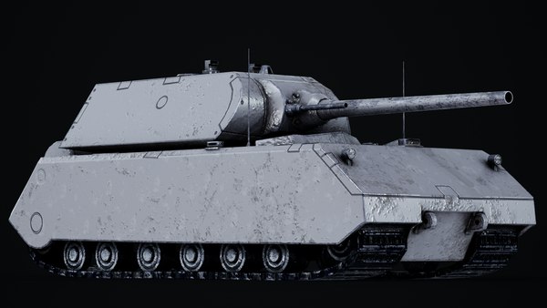 modelo 3d Tanque Maus Panzerkampfwagen VIII - TurboSquid 1693373