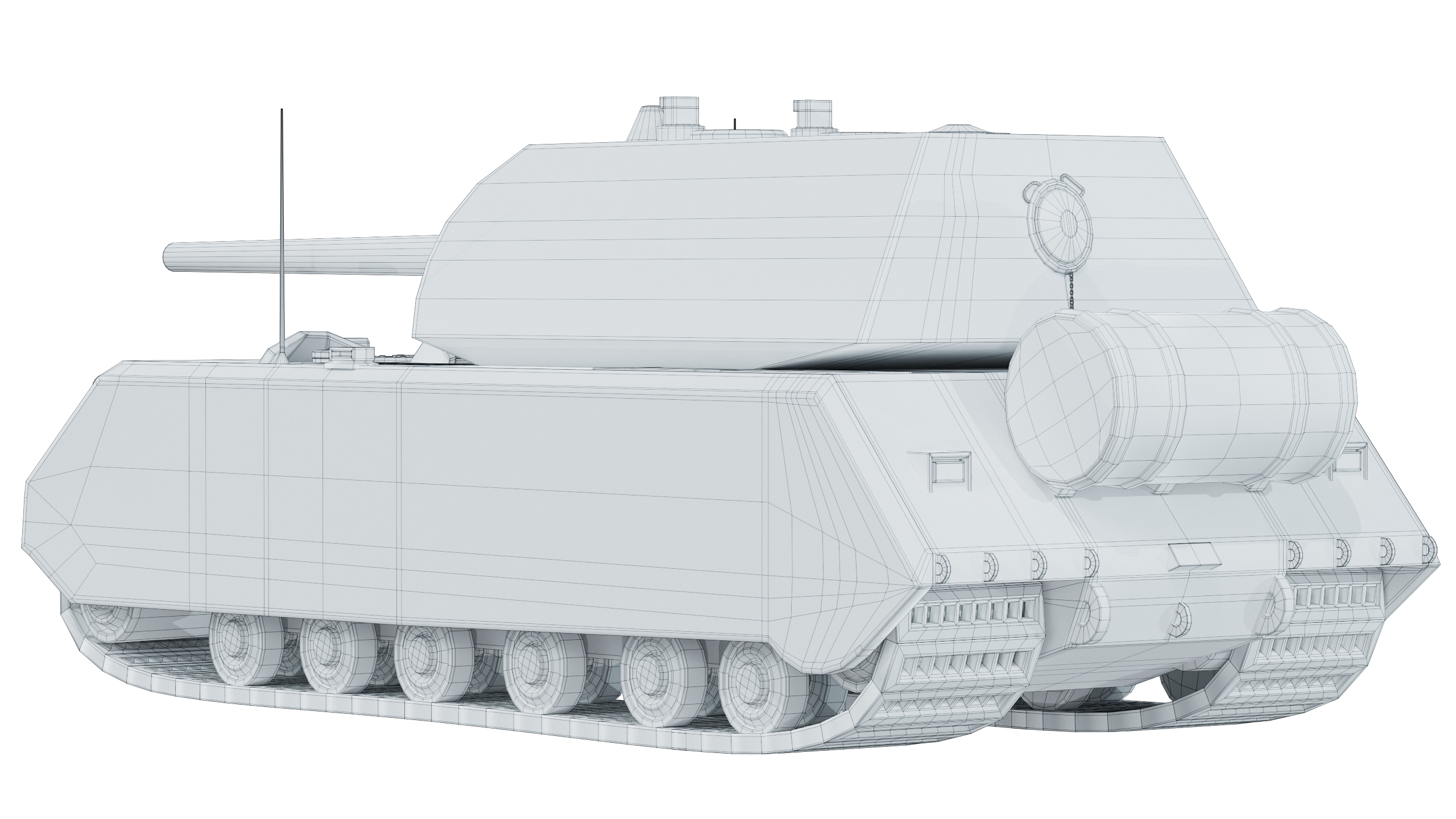 modelo 3d Tanque Maus Panzerkampfwagen VIII - TurboSquid 1693373