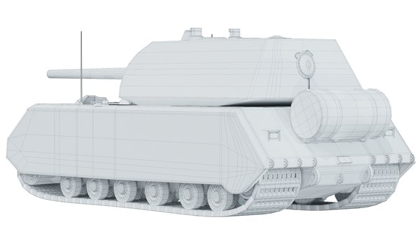 modelo 3d Tanque Maus Panzerkampfwagen VIII - TurboSquid 1693373