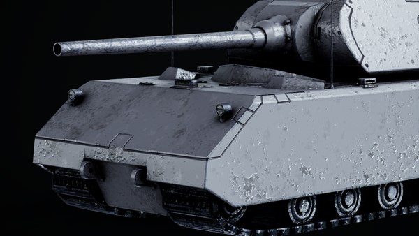 modelo 3d Tanque Maus Panzerkampfwagen VIII - TurboSquid 1693373