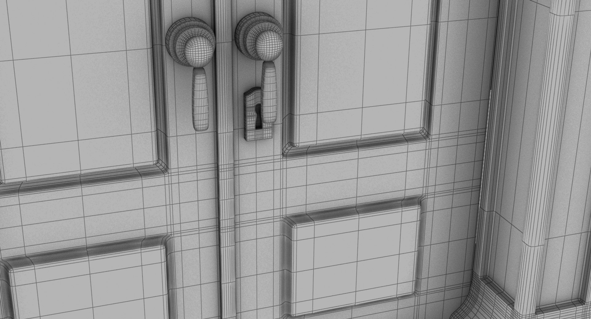 3D Entry Door - TurboSquid 1414325