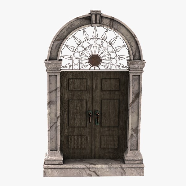3D entry door - TurboSquid 1414325