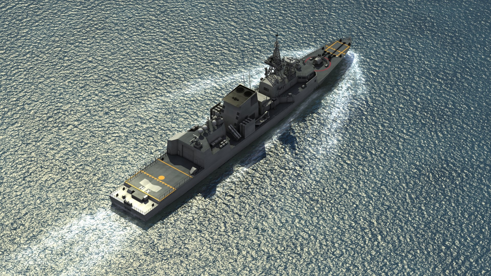 Updated halifax class model - TurboSquid 1517660