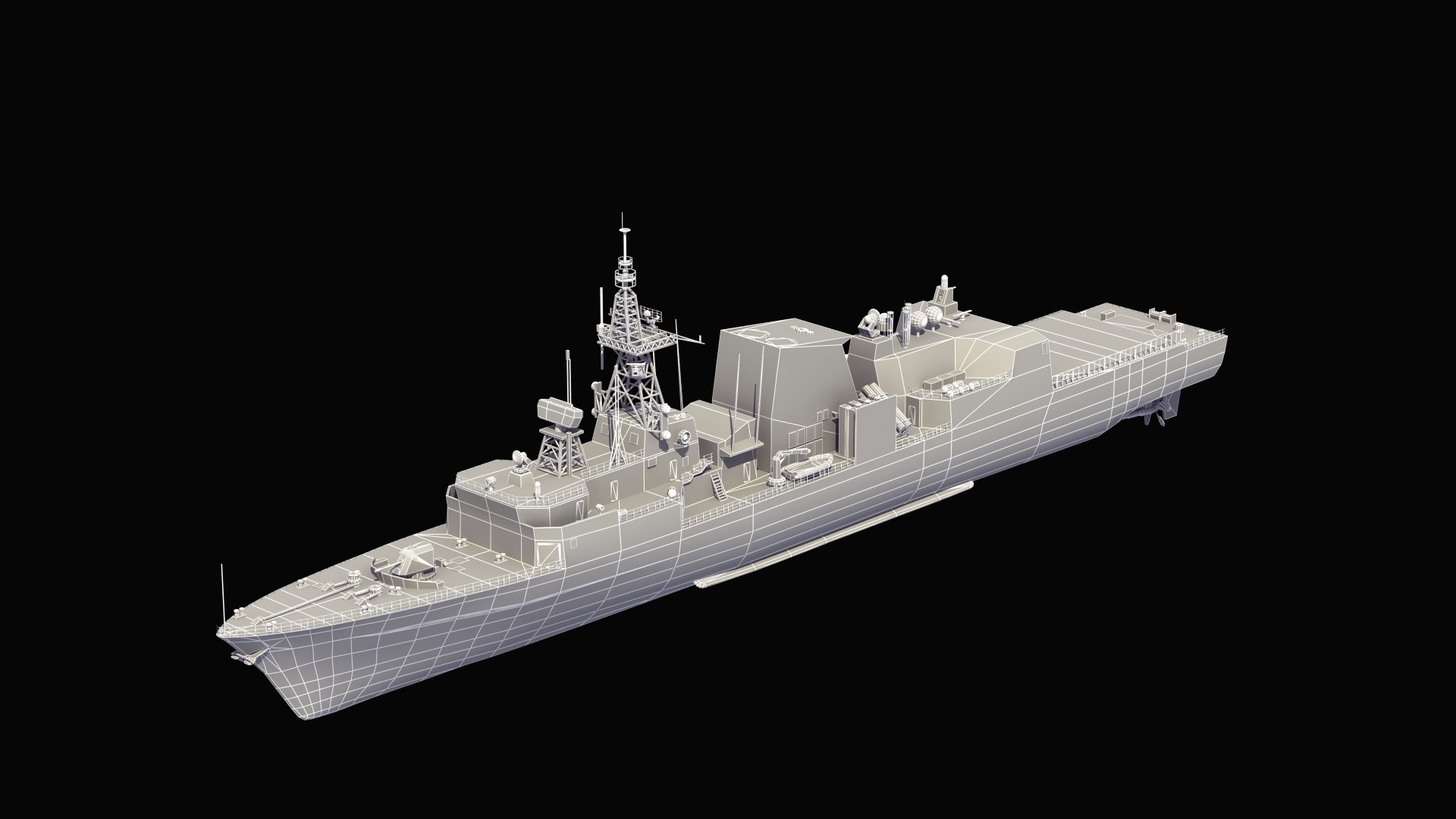 Updated halifax class model - TurboSquid 1517660