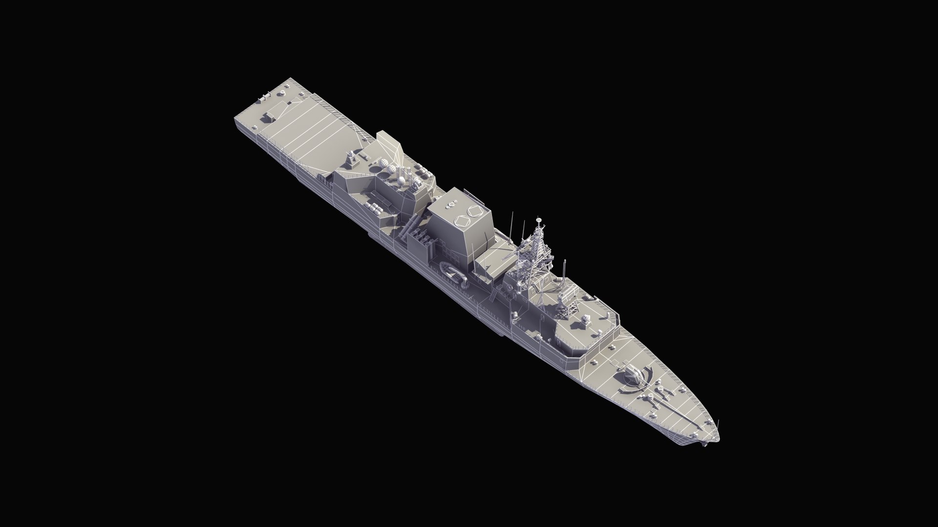 Updated halifax class model - TurboSquid 1517660