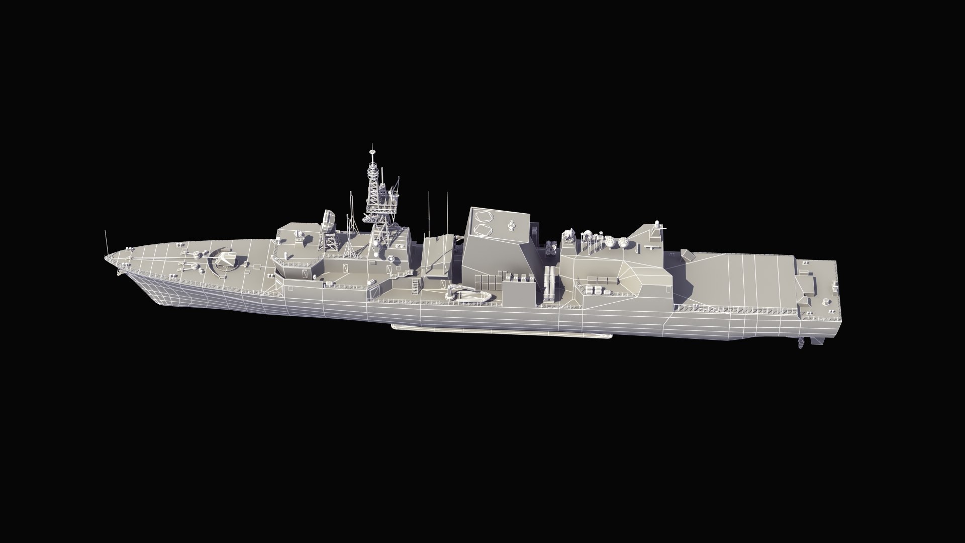 Updated halifax class model - TurboSquid 1517660