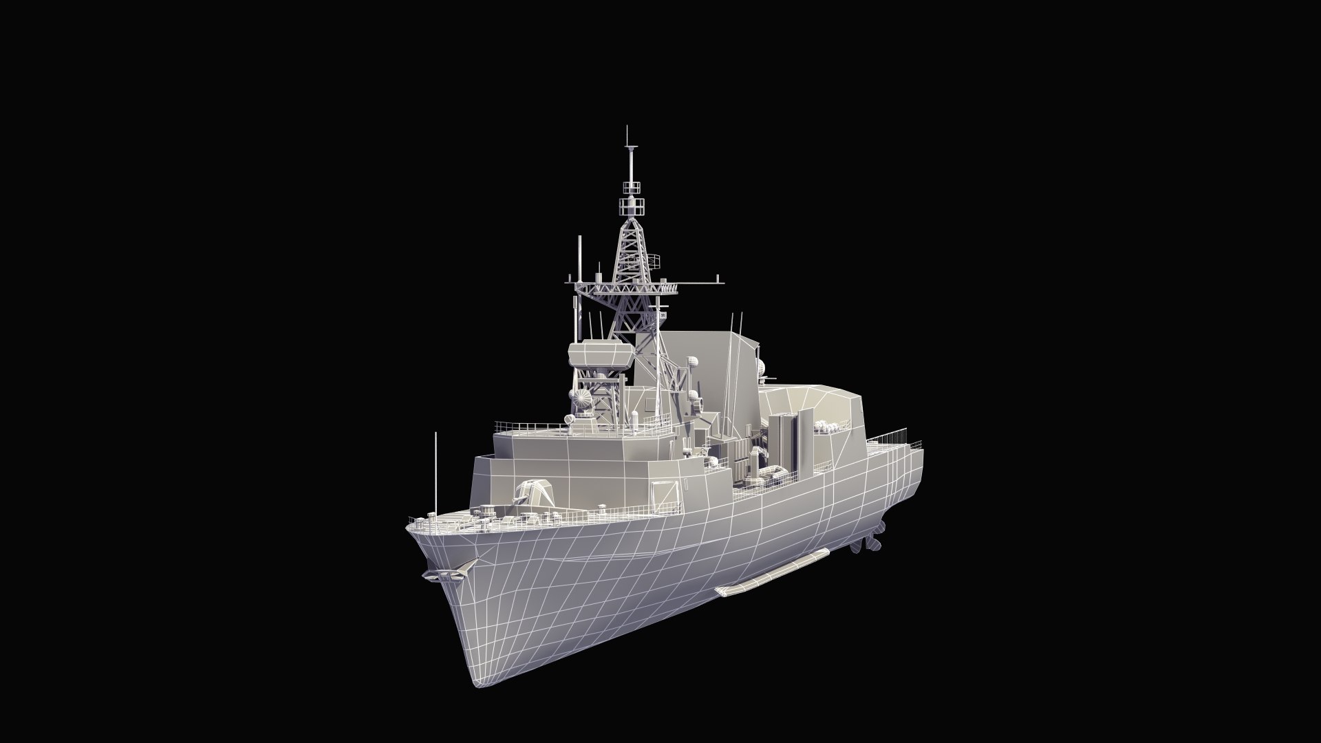 Updated halifax class model - TurboSquid 1517660