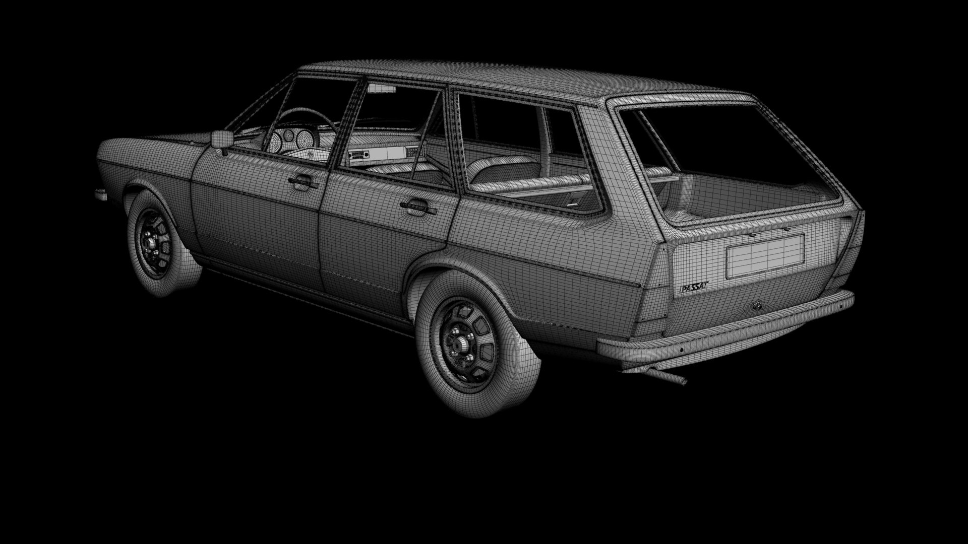 3D Volkswagen Passat B1 Variant Model - TurboSquid 2310001