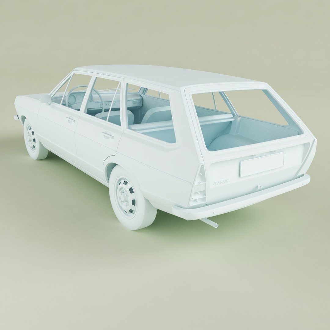 3D Volkswagen Passat B1 Variant Model - TurboSquid 2310001