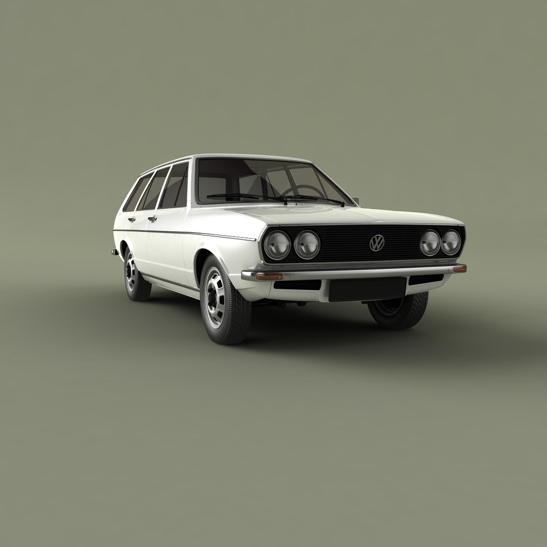 3D Volkswagen Passat B1 Variant Model - TurboSquid 2310001