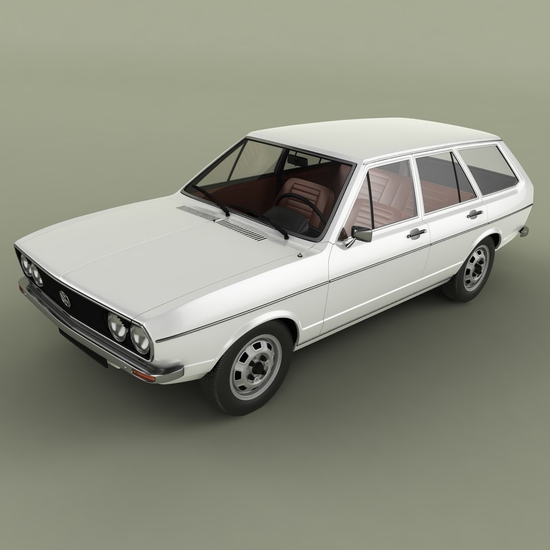 3D Volkswagen Passat B1 Variant Model - TurboSquid 2310001