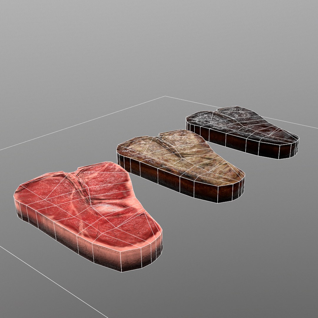 T-bone Steak Model - TurboSquid 1289392