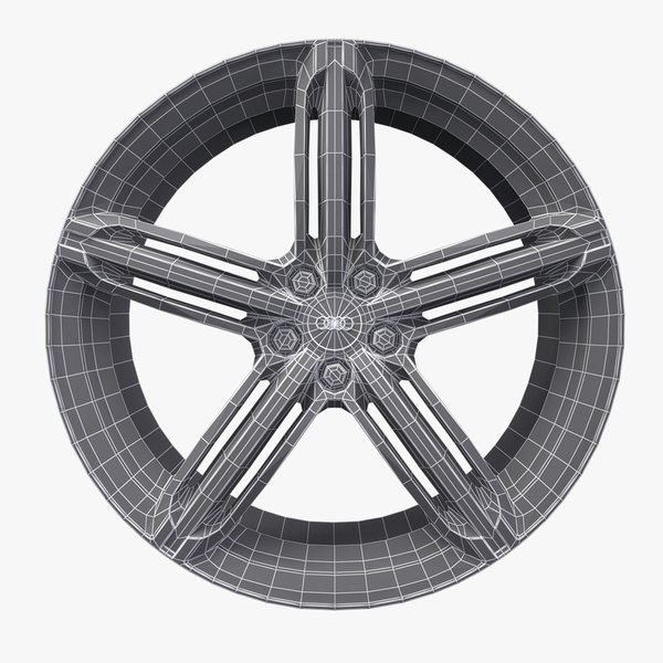 3d audi a3 rim model