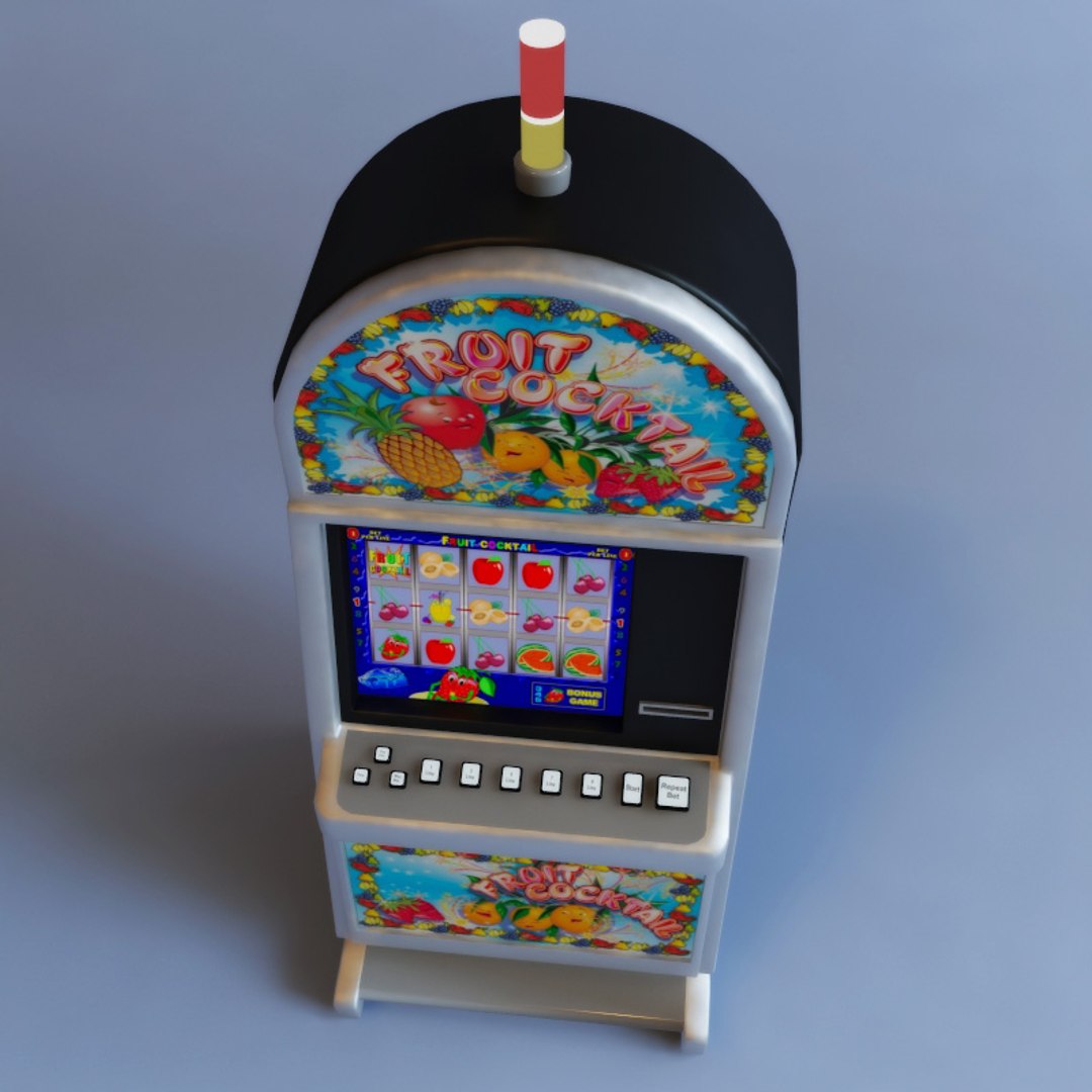 3d Model Slot Machine Fruitecocktail