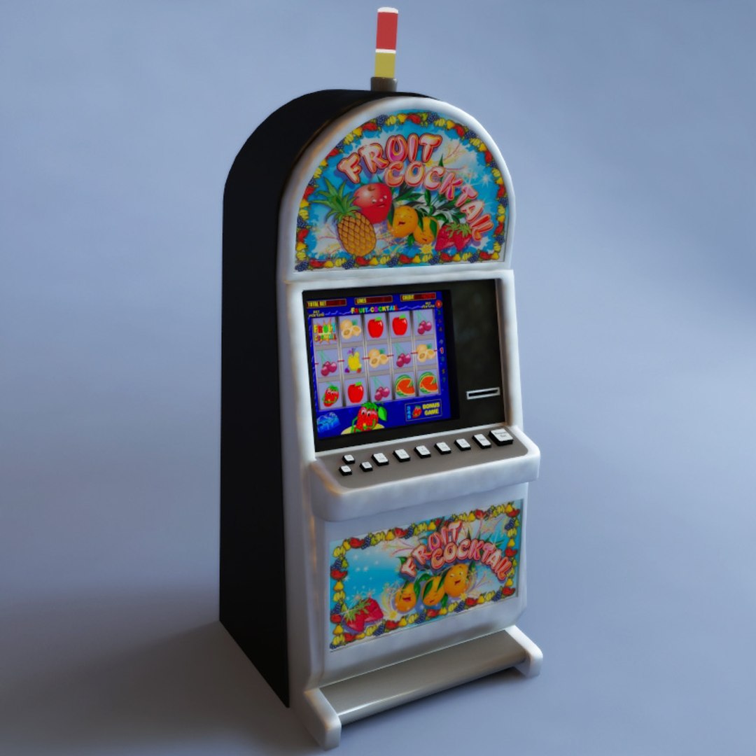 3d Model Slot Machine Fruitecocktail