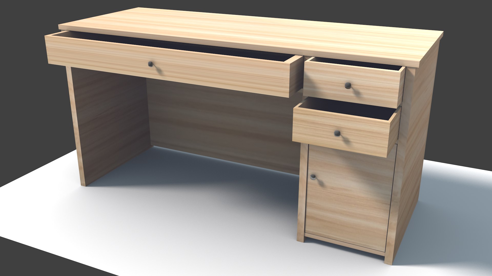 3D desk model - TurboSquid 1506742