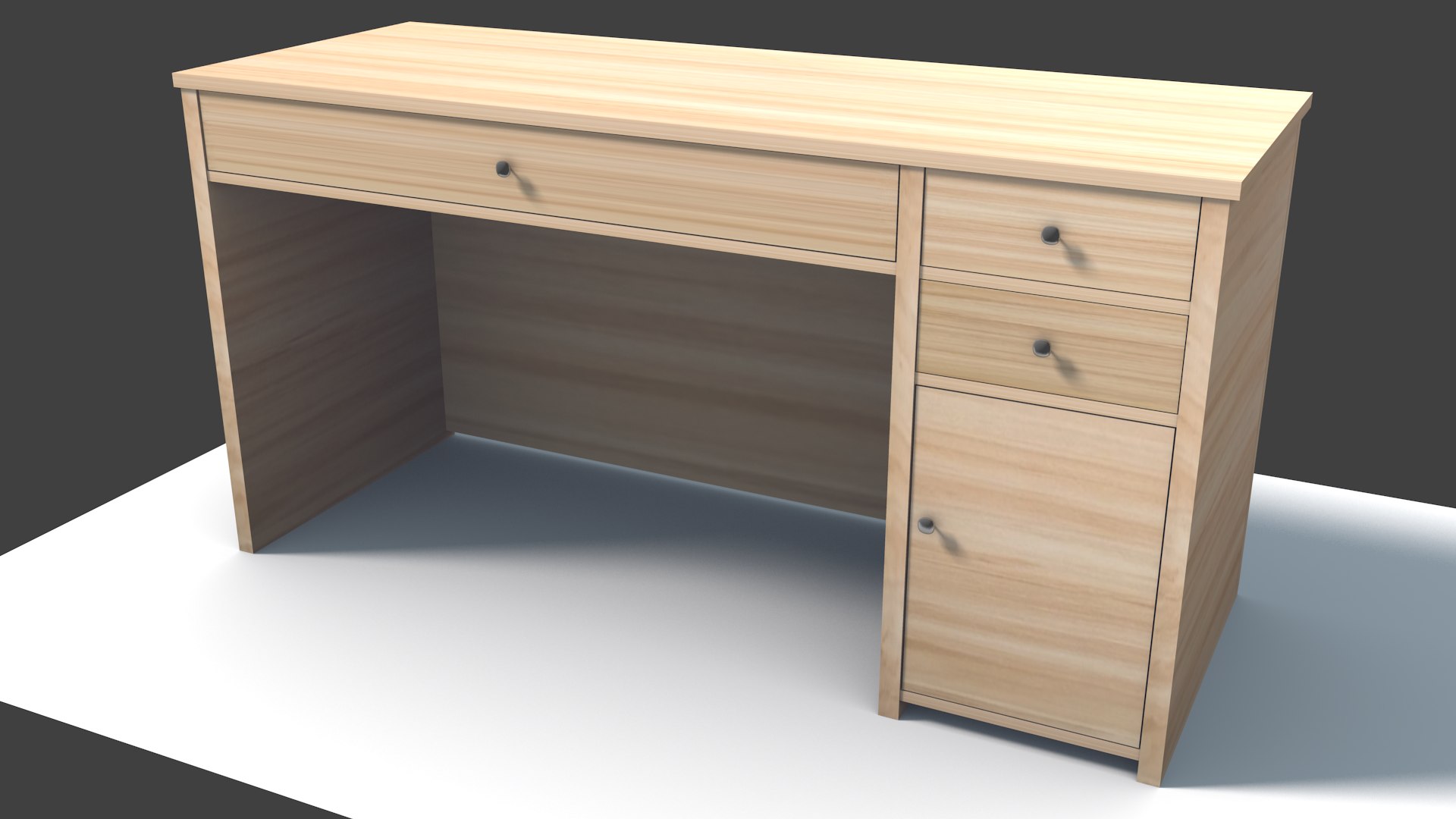 3D desk model - TurboSquid 1506742