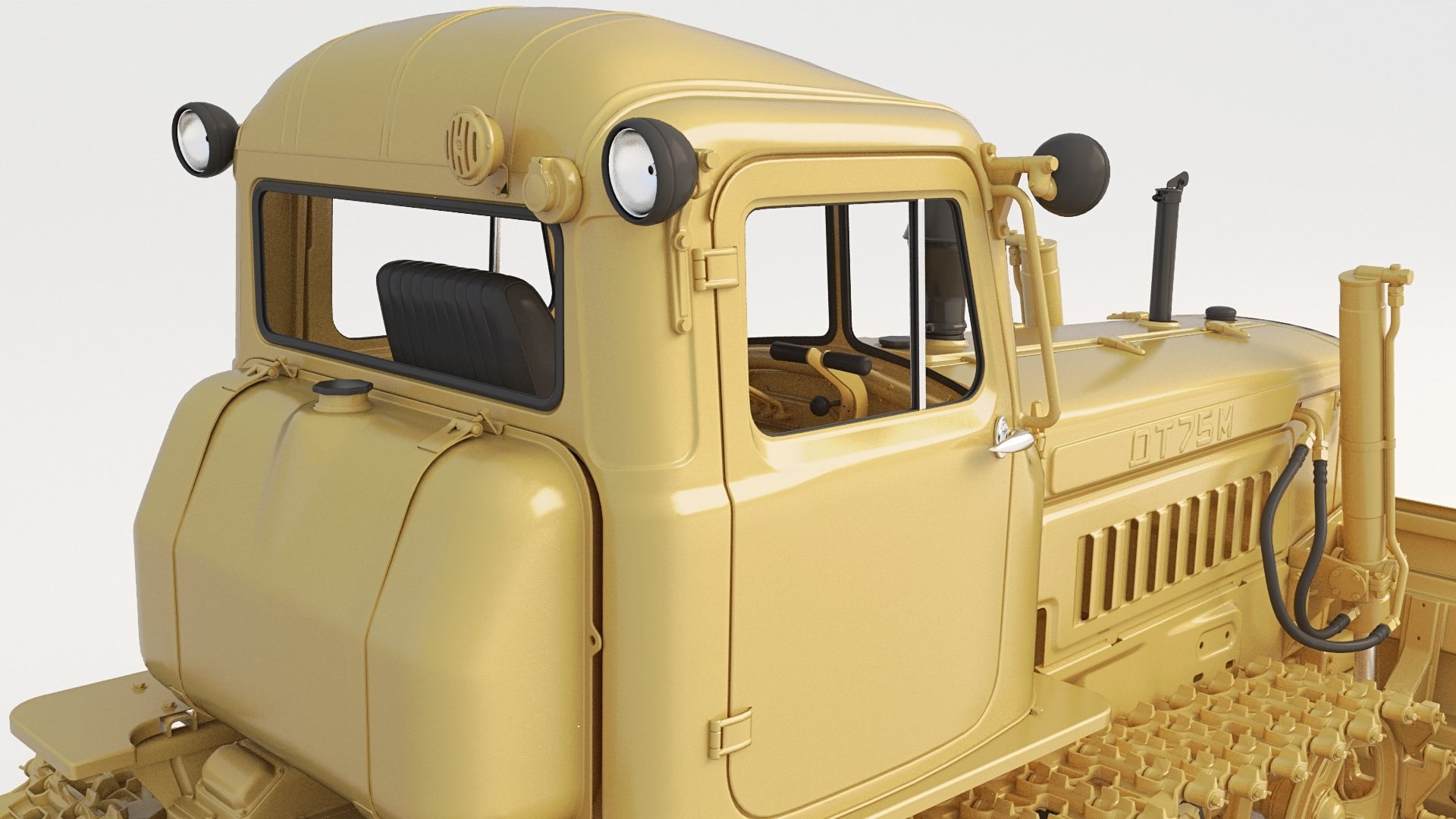 3D Bulldozer Dt-75 Dt Model - TurboSquid 1529249