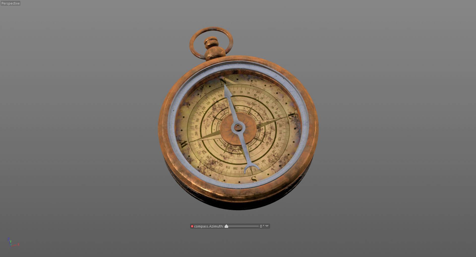 3D Compass Pbr Rigged - TurboSquid 1407440