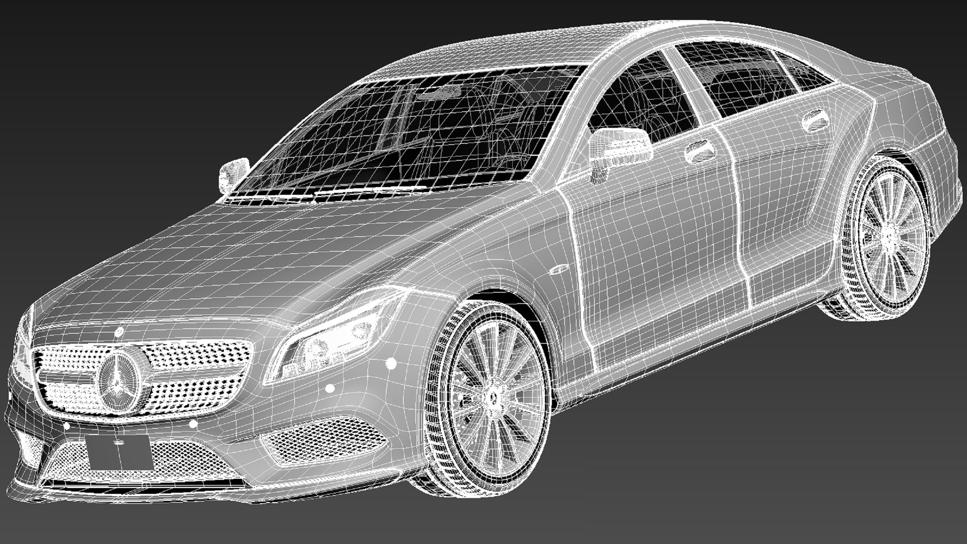 3d Model 2015 Mercedes-benz Cls