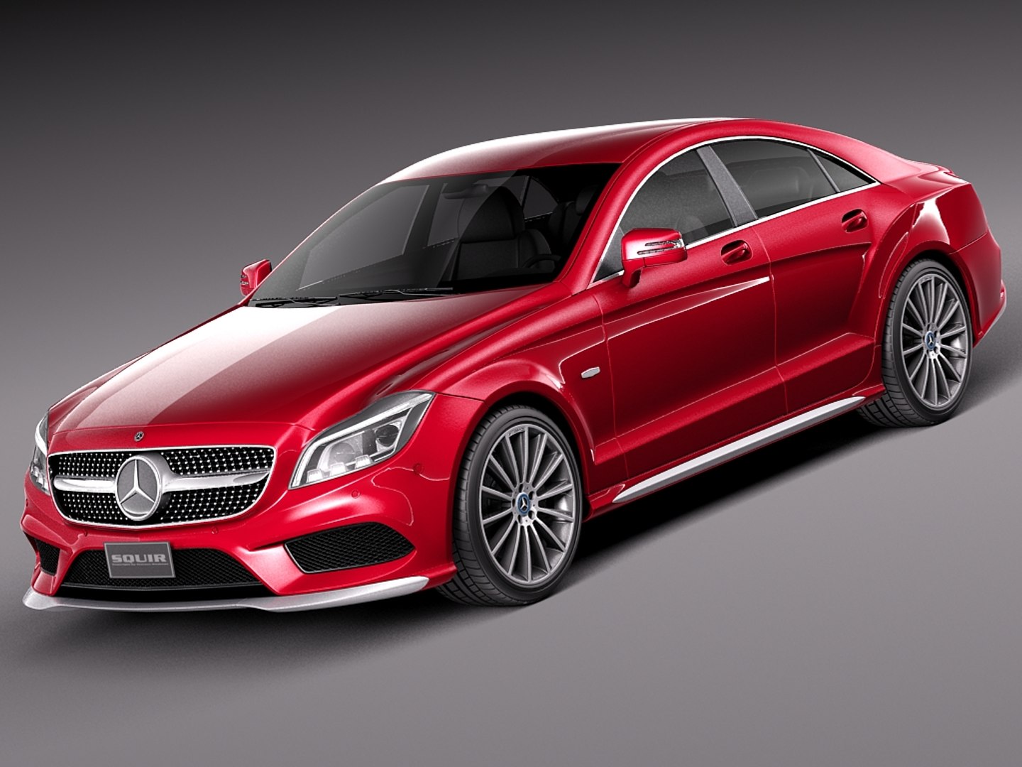 3d model 2015 mercedes-benz cls