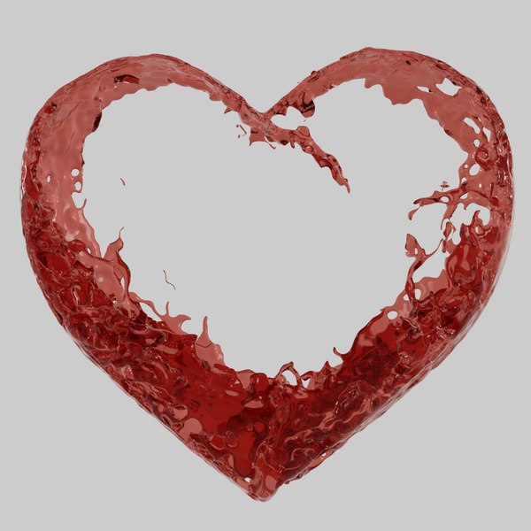 3D model Liquid Heart - TurboSquid 1954752