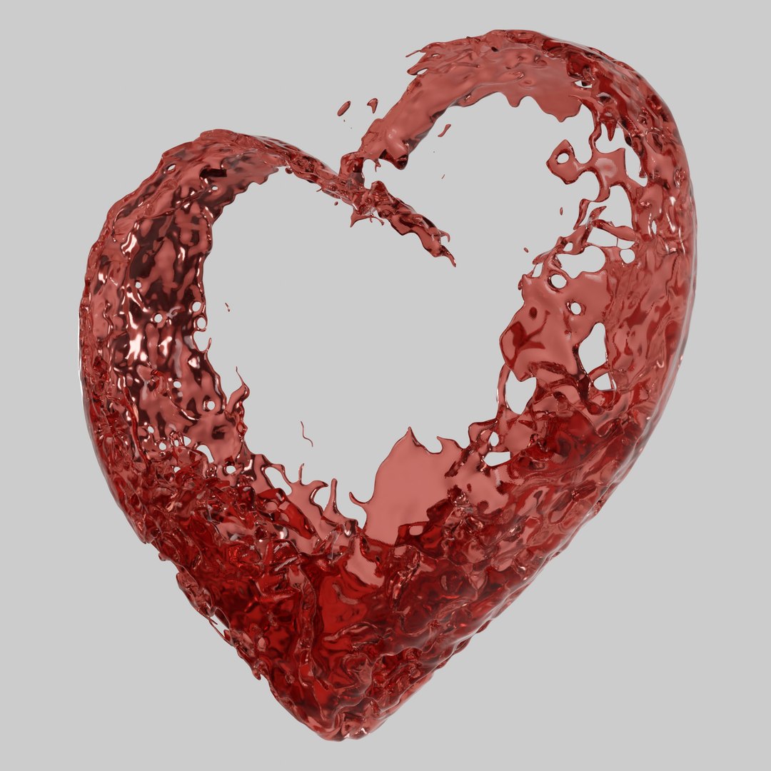 3D Model Liquid Heart - TurboSquid 1954752