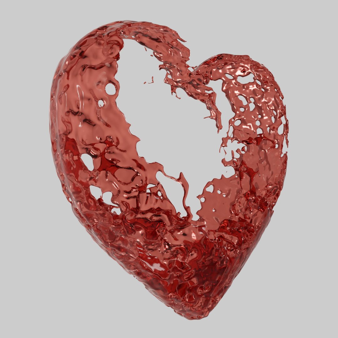 3D Model Liquid Heart - TurboSquid 1954752