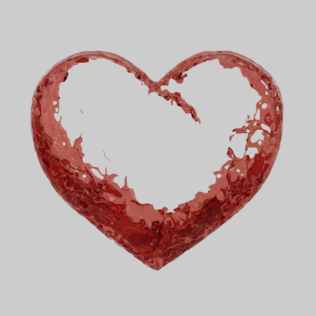 3D Model Liquid Heart - TurboSquid 1954752