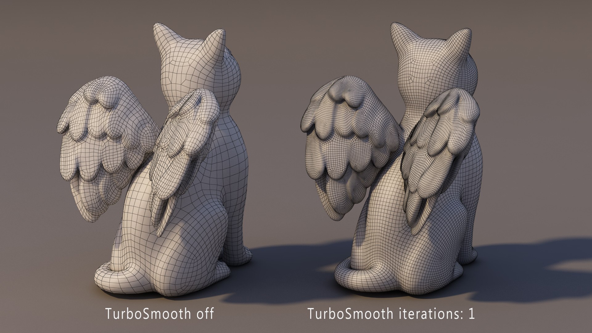 Wing Cat Statue 3D Model - TurboSquid 1478688