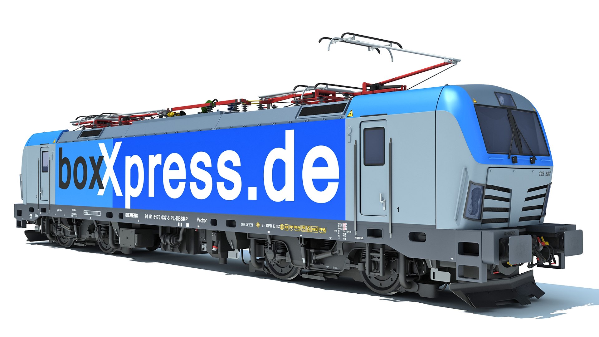 3D Model Siemens Vectron Locomotive - TurboSquid 1606469