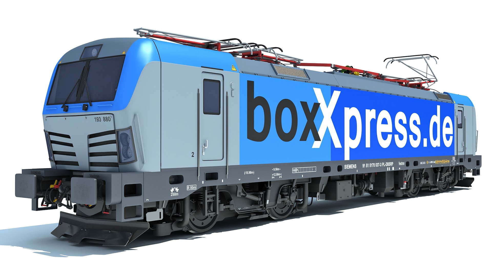 3D model siemens vectron locomotive - TurboSquid 1606469