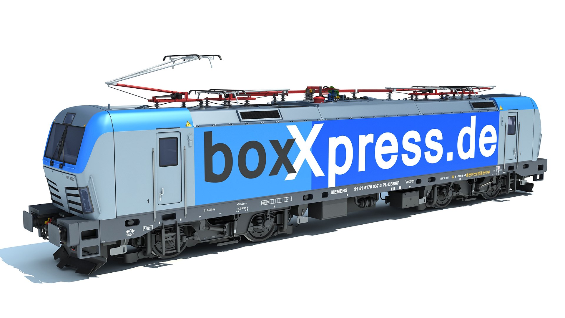 3D Model Siemens Vectron Locomotive - TurboSquid 1606469