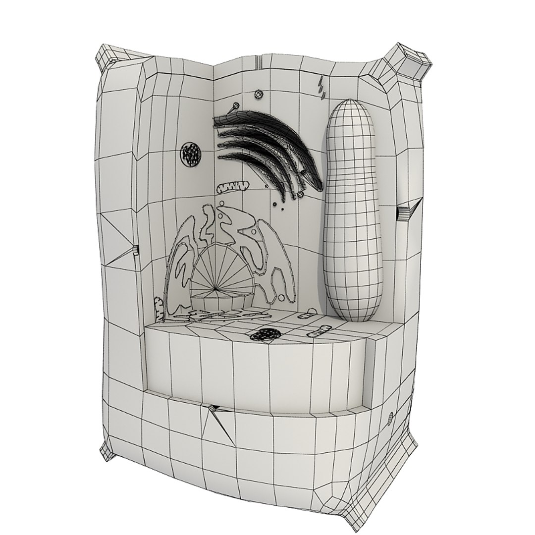 Vegetation Cell Structural 3d Model